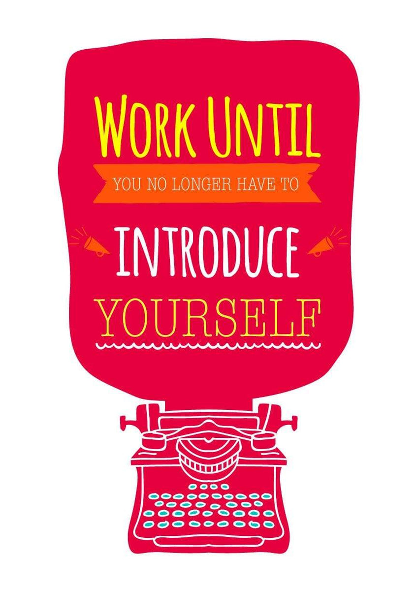 Introduce Yourself| Poster – bohoboxin